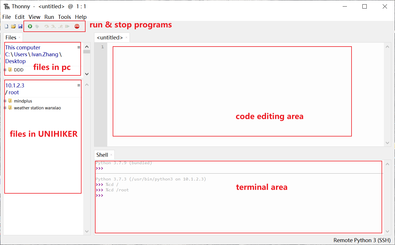 Thonny - Python - UNIHIKER Documentation
